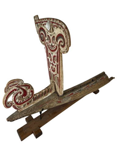 Trobriand Canoe Front "boneyata" Kula Cycle Boat, Salatana Village ...