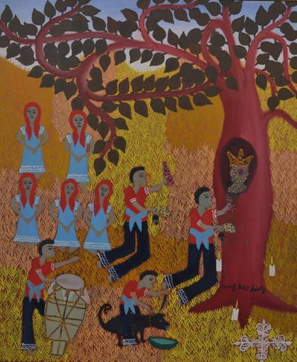 Camy Rocher (haitian) Tree Ceremony, Circa 1970's