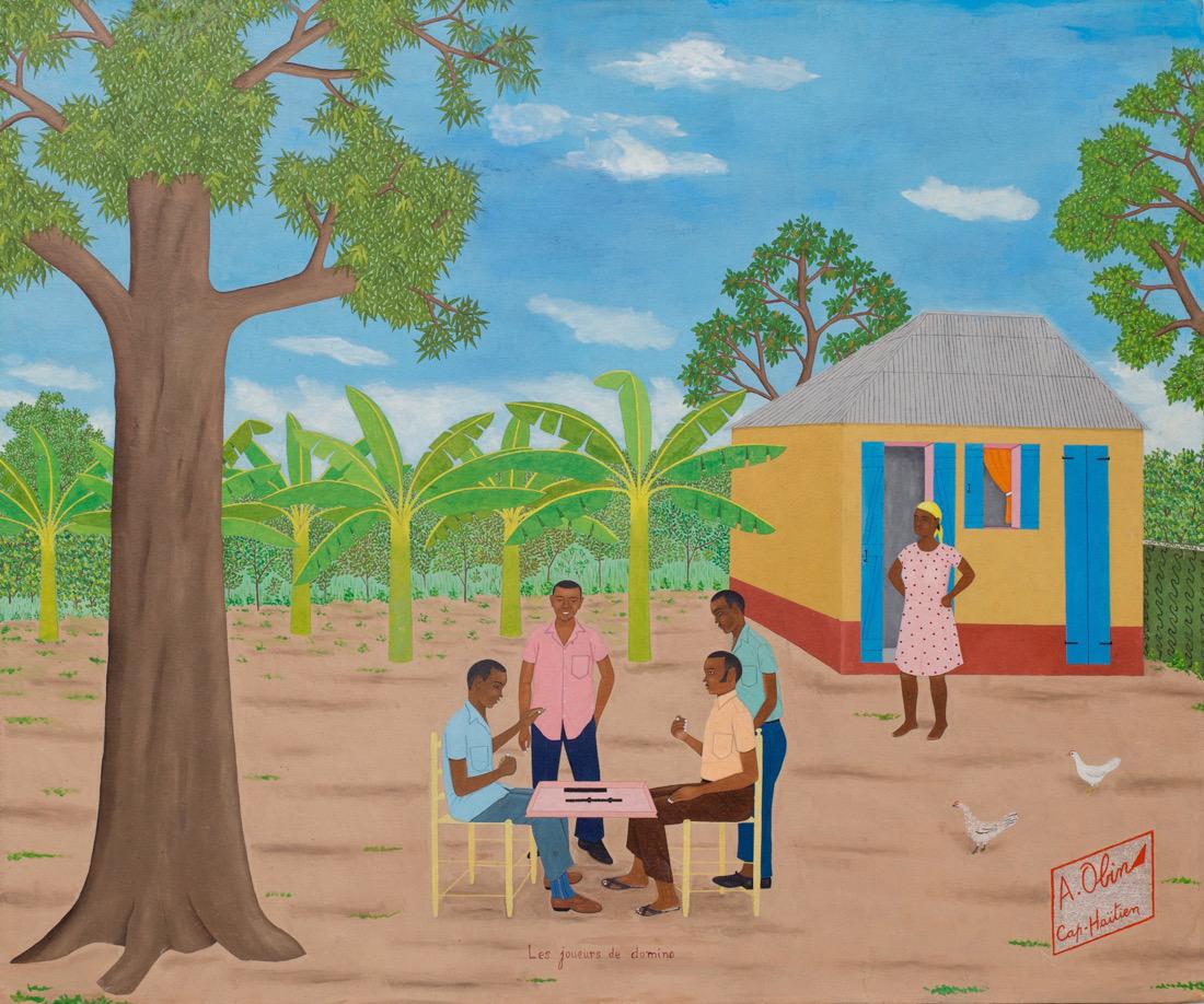Antoine Obin (haitian) Domino Players, Haiti