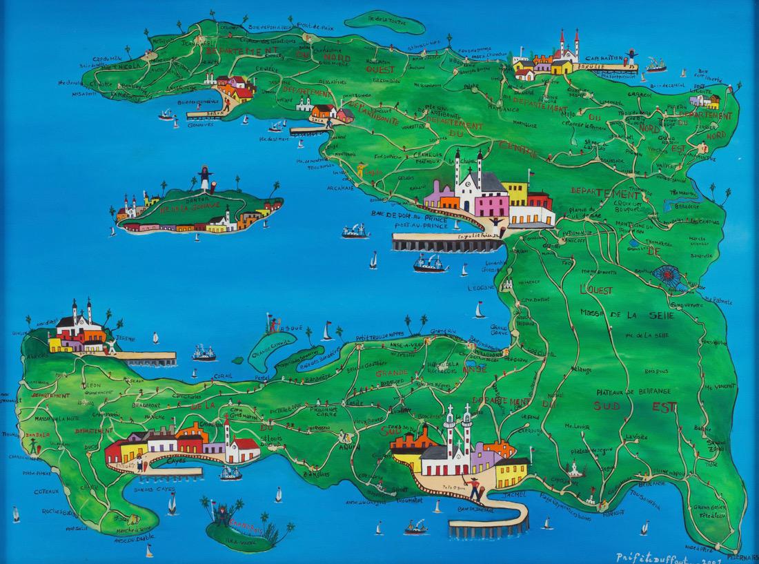 Prefete Duffaut (haitian) Jacmel, Map Of Haiti (cities
