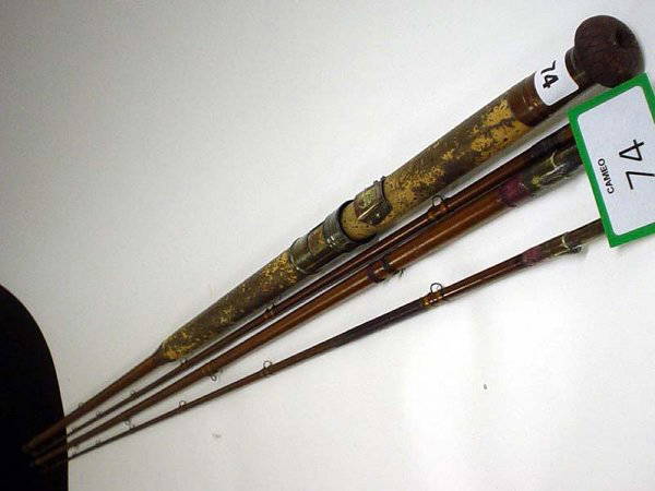 Three Piece Rod By Hardy Of Alnwick Plus Spare Ti