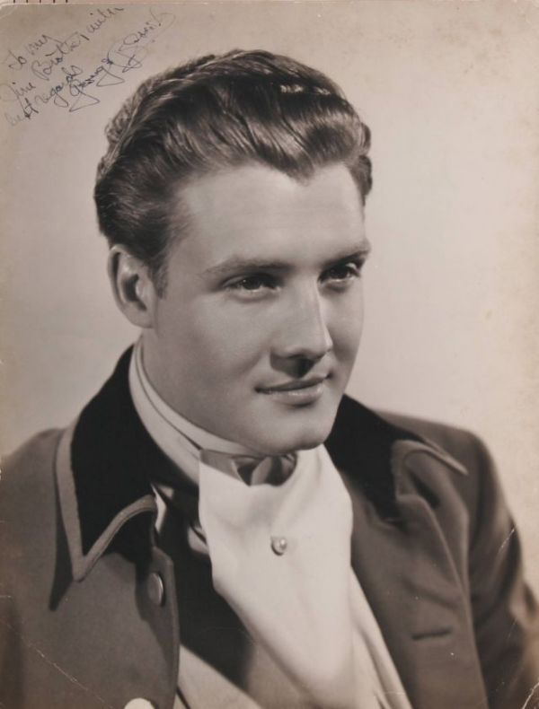 RARE SIGNED PHOTO-GEORGE BESSOLO (REEVES) TV SUPERMAN