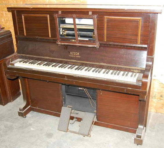 Steck Reproducer Player Piano