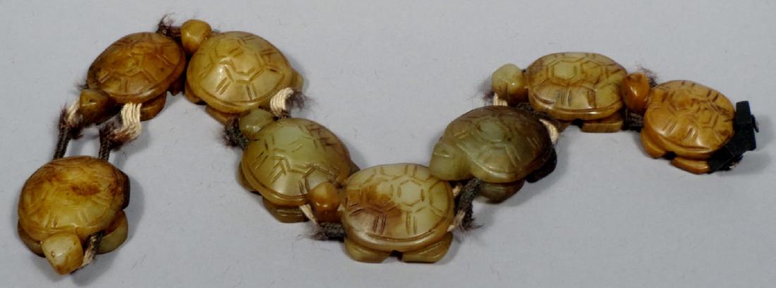 Chinese Jade Carved Turtles