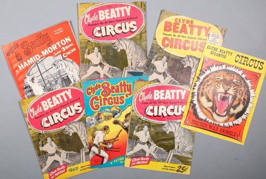 1950s Clyde Beatty Circus Programs