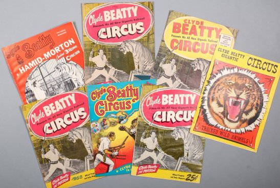 1950s Clyde Beatty Circus Programs
