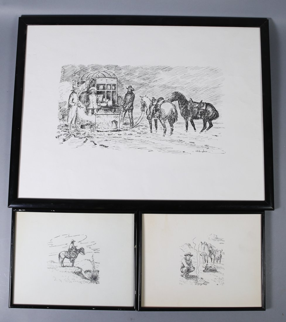 Harold Dow Bugbee Three Prints