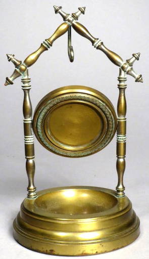 Antique Brass Pocket Watch Holder