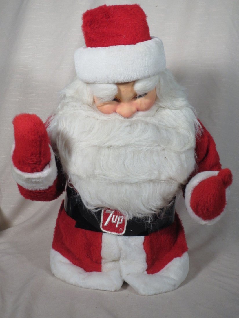 Vintage 7UP Santa Store Display Harold Gale?