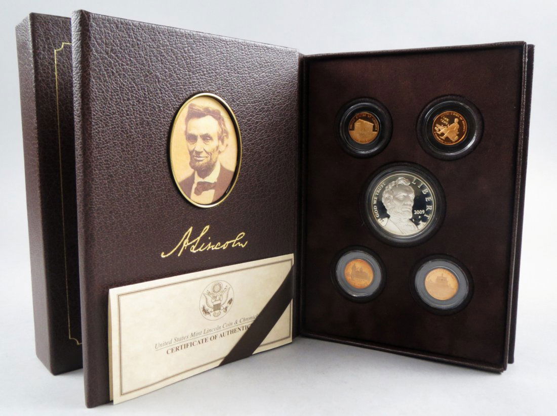 2009 US Mint Lincoln Coin and Chronicles Set