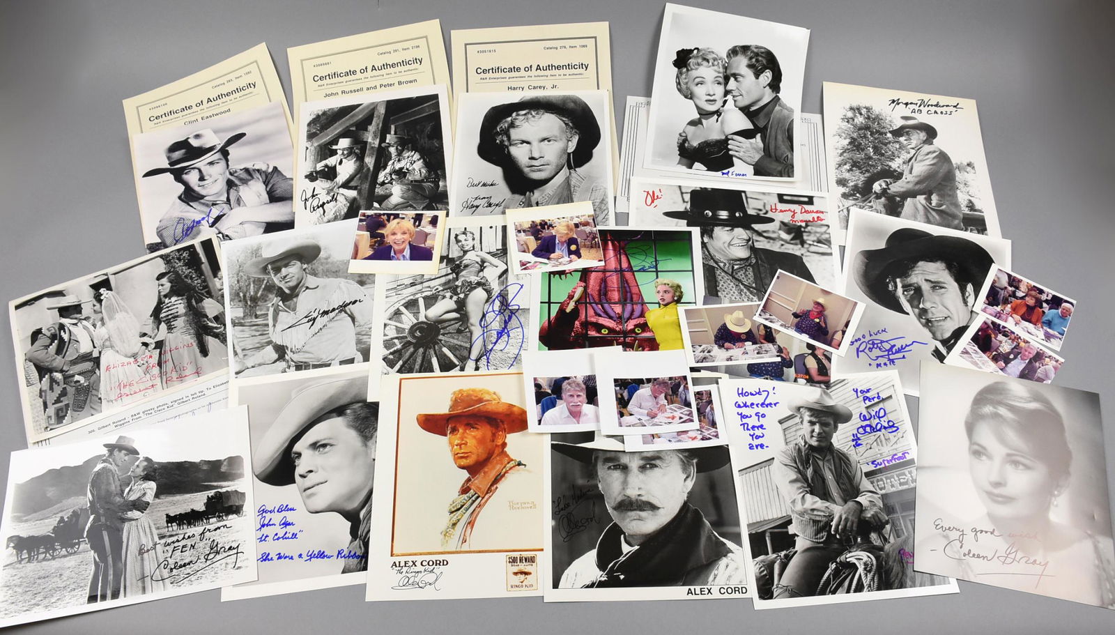 Western TV/Film Star Signed Photos, Grey, Ferrer ,Clint - May 17, 2020 ...