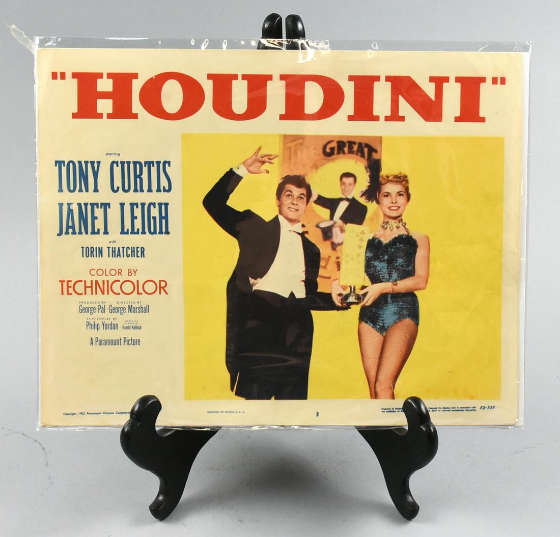 1952, Curtis & Leigh Houdini Lobby Card