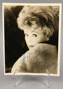 Lucille Ball Signature W/ "i Love Lucy" Photograph