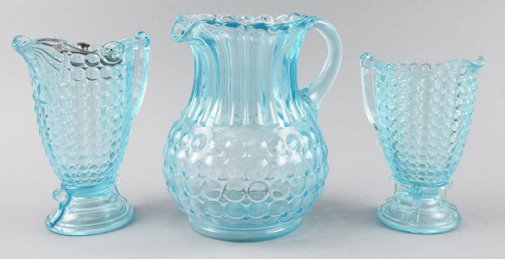 (3) Adams & Co Thousand Eye Pitchers