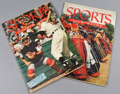 Second Anniversary Issue 1956 Sports Illustrated Magazine With Label 151899