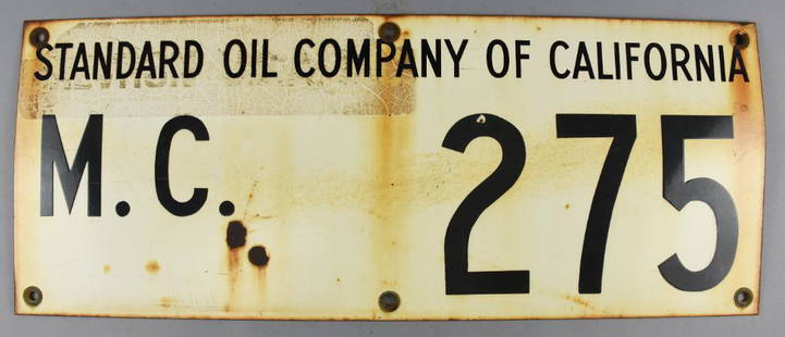 Vintage Porcelain Standard Oil Sign