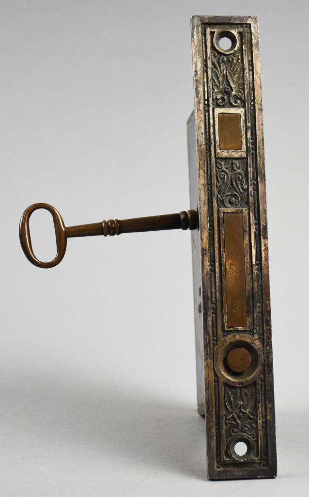 Antique Corbin Door Lock Body And Key