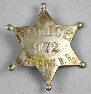 Obsolete Detroit Police Badge & Buttons