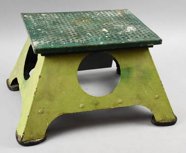 Vintage Railroad Conductor's Step Stool [154050]