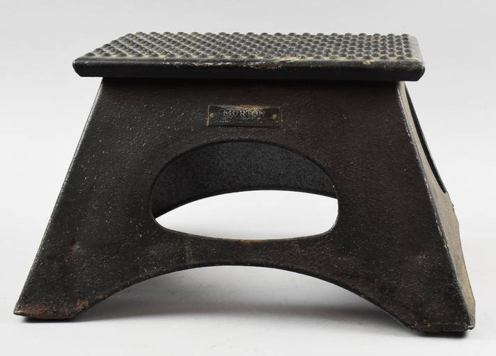 Vintage Railroad Morton Step Stool