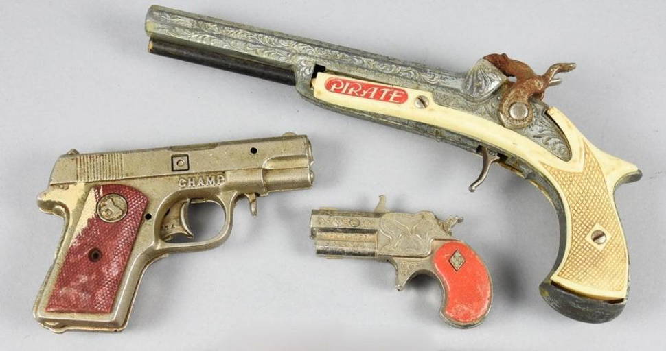 Vintage Toy Cap Gun Lot, Hubley and Halco - Oct 24, 2021 | Appraisal ...