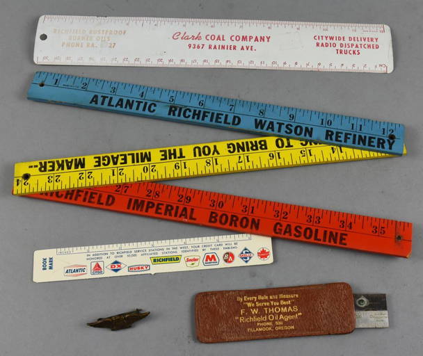 Vintage Richfield Oil Rulers/Yardsticks (#0457) on Oct 24, 2021 ...