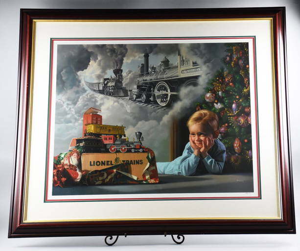 Byerley (1941 ) Ltd Ed Artist Proof 37/50 Lionel Train
