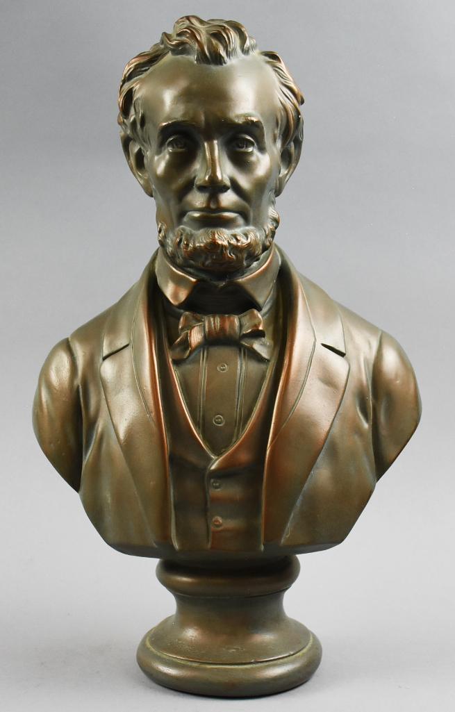 Vintage Alexander Backer, Abraham Lincoln Bust