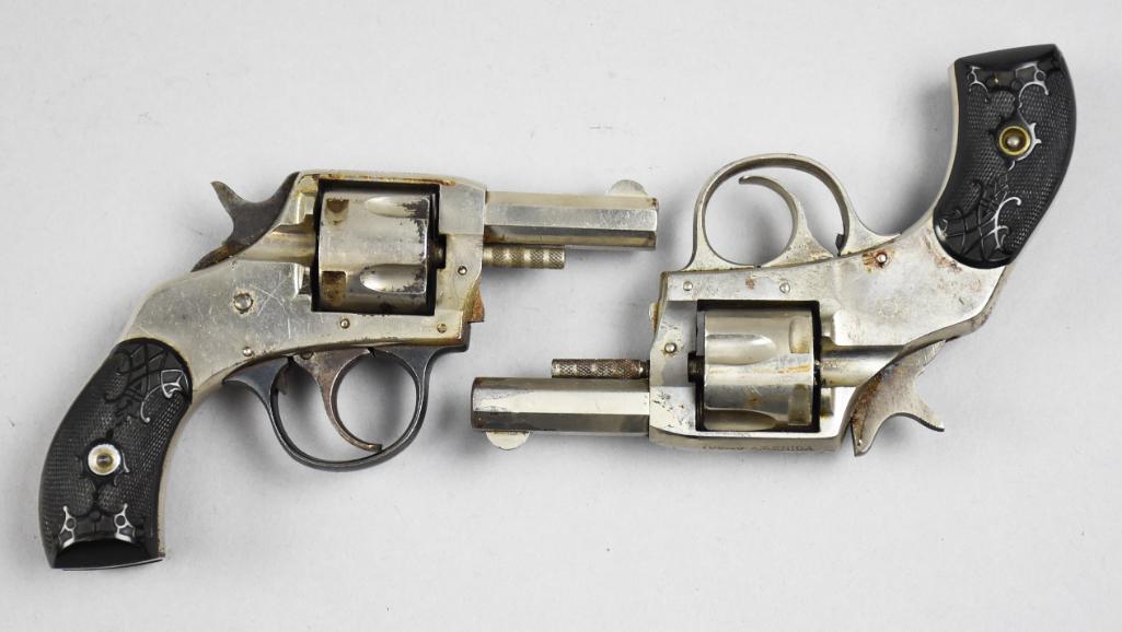 Pair H&r Young American Double Action Revolvers .22