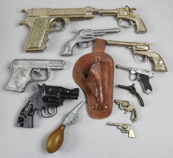 (11) Misc Vintage Toy Cap Guns, Ideal, Daisy & More