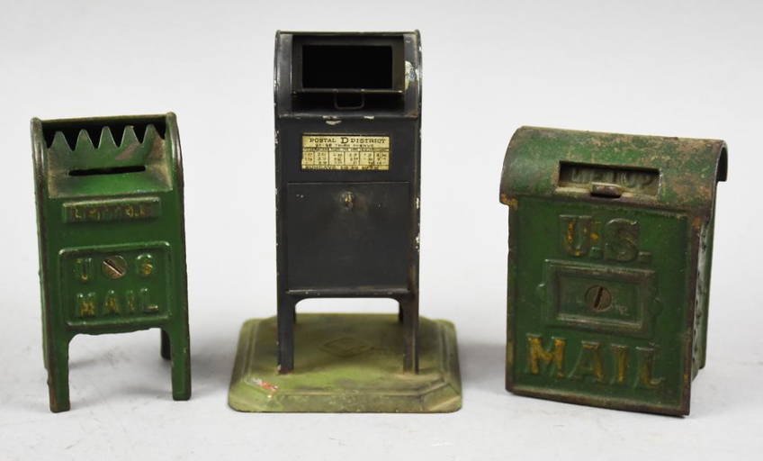 Antique US Mailbox Cast Iron/Steel Still Banks - Dec 19, 2021 ...