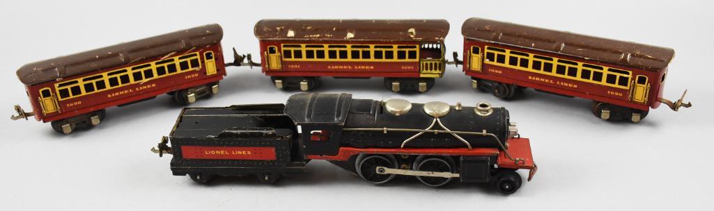 Prewar Lionel Jr 1681E Locomotive & Passenger Set | Barnebys