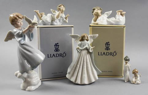 Lladro "angel Laying Down"