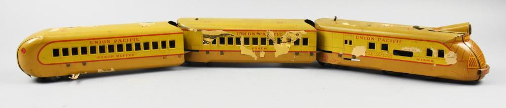 Marx Union Pacific M 10000 Streamlined Passenger Set