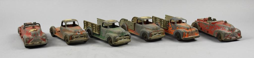 C1950 Hubley Kiddie Toy Diecast Cars & Trucks