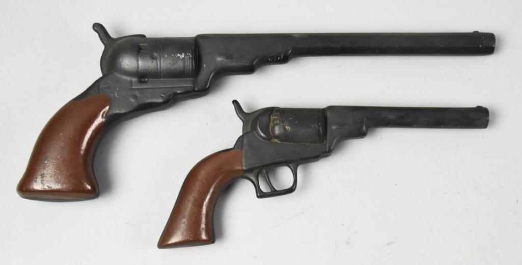 Vintage/Antique Cast Iron Molded Prop Revolvers | Barnebys
