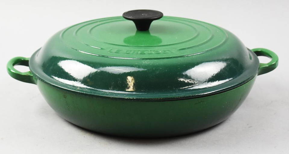 Le Creuset Green Emerald Braising Casserole Pan
