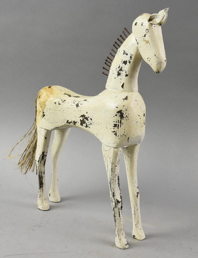 Signed William H. Roy Folk Art Mixed Media Horse (#0285) on Apr 24 ...