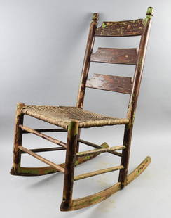 Period American Shaker Rocking Chair