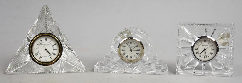 Waterford Crystal Clocks, Original Boxes