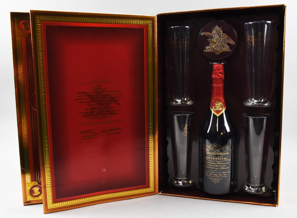 Budweiser Millennium Lt Ed. Gift Set
