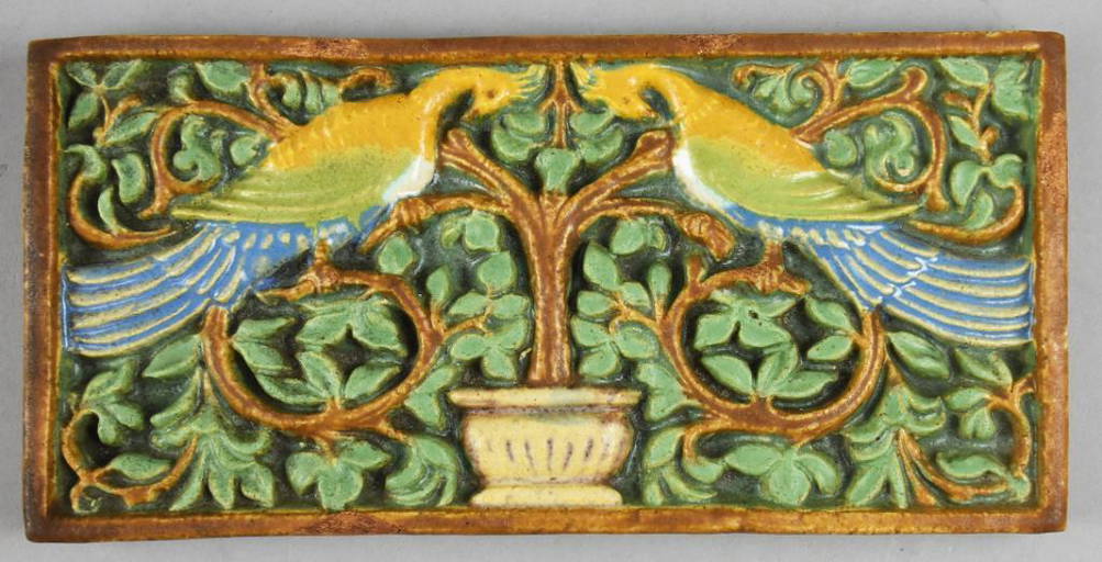 Calco Tile Arts and Crafts Peacock Horizontal - Oct 23, 2022 | GOLDEN ...