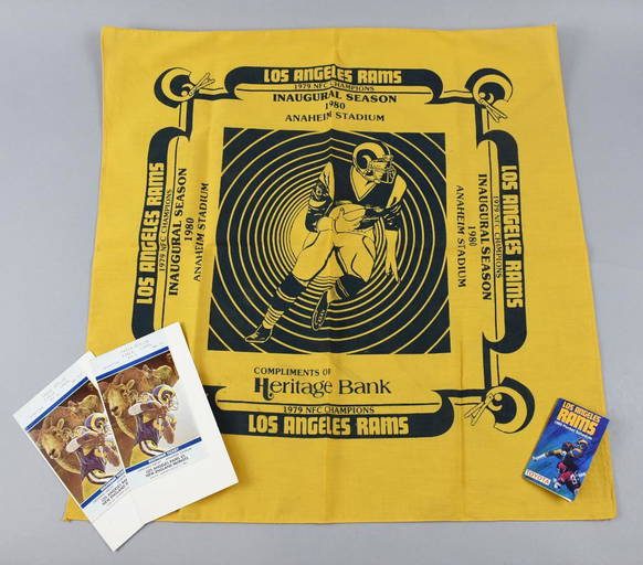 1980 Los Angeles Rams Inaugural Season Memorabilia (#0494) on Dec 18 ...