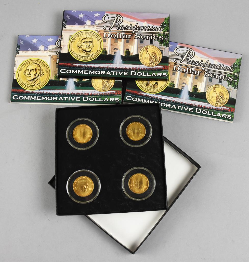 Three Sets Commemorative Presidential Dollar Series - Dec 18, 2022 ...