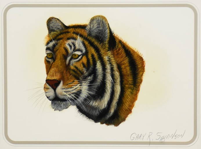 Gary Robert Swanson Tiger Painting