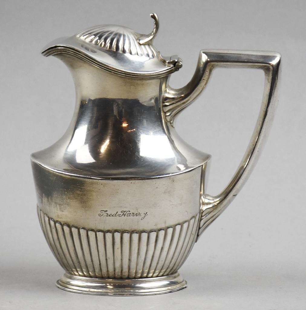 Santa Fe, Fred Harvey Syrup Pitcher Gorham 1930 Rare