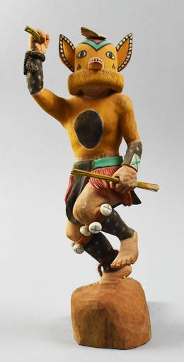 Lowell Talashoma Sr.(1950 2003), Hopi Yellow Fox Kachina