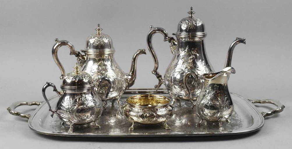 Vintage International Silver Georgian Court Tea Set