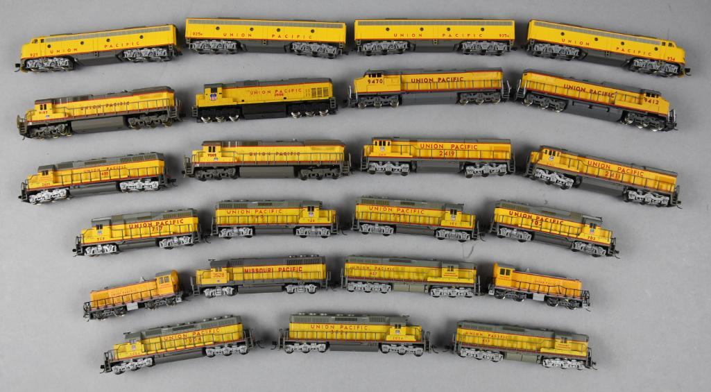 20+ N Scale Union Pacific Locomotives