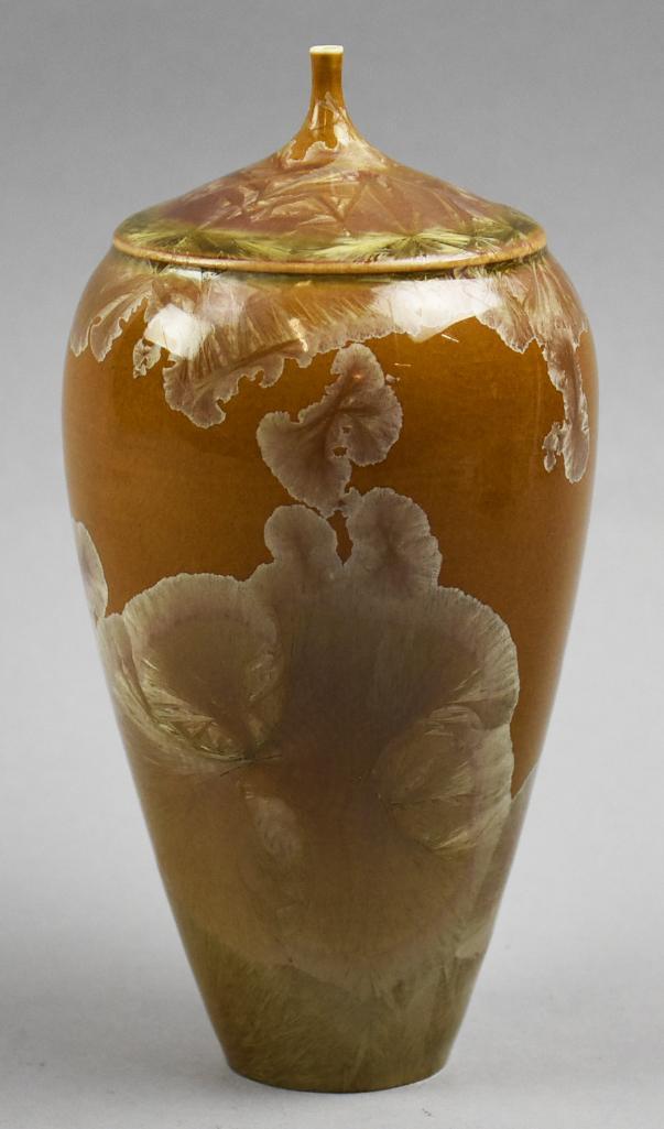 Lauri Radley Art Pottery Vase Crystalline Glaze Auction